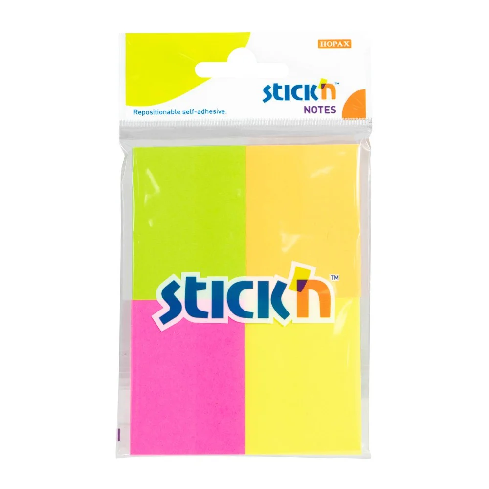 Blister Block Stickn 21091 1.5x2 paq 4 Colores - Comerciales Arlan