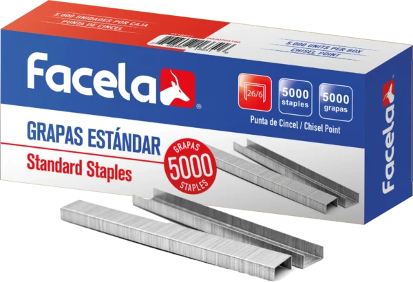 Grapas Estandar 26/6 Cj. 5000 Uni - Comerciales Arlan